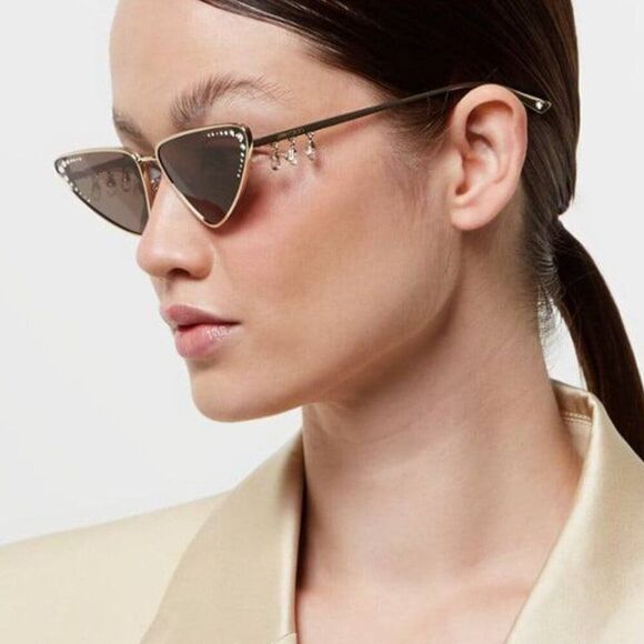 Jimmy Choo | Accessories | New Jimmy Choo Jc40b 300673 Sunglasses Pale ...